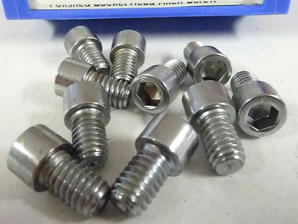 5 16 18 X 1 2 UNC Polished Socket Head Allen Bolt Chrome Brown 5-16-18-x-1-2-unc-polished-socket-head-allen-bolt-chrome-brown